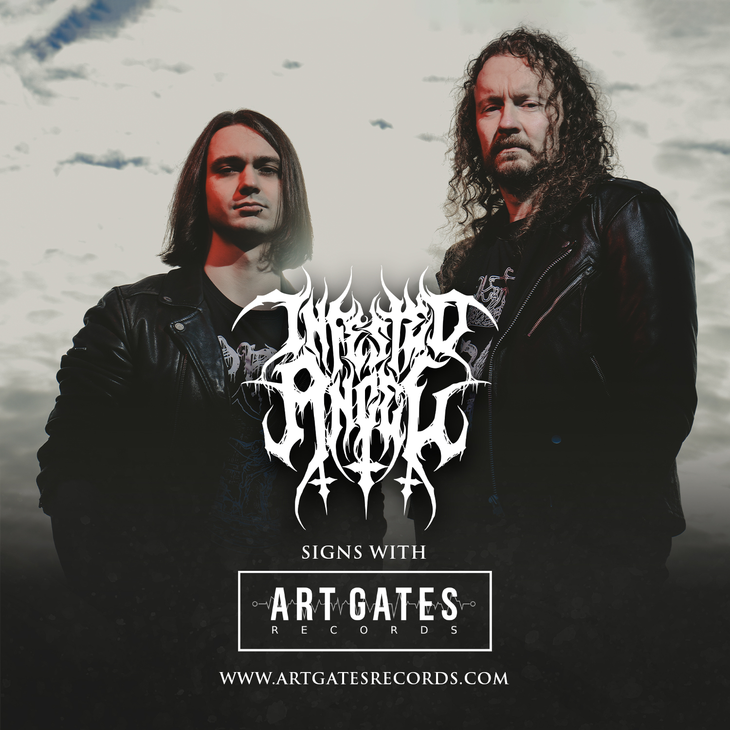 DEATH METAL BAND, INFESTED ANGEL SIGNS WITH ART GATES RECORDS! - Art ...